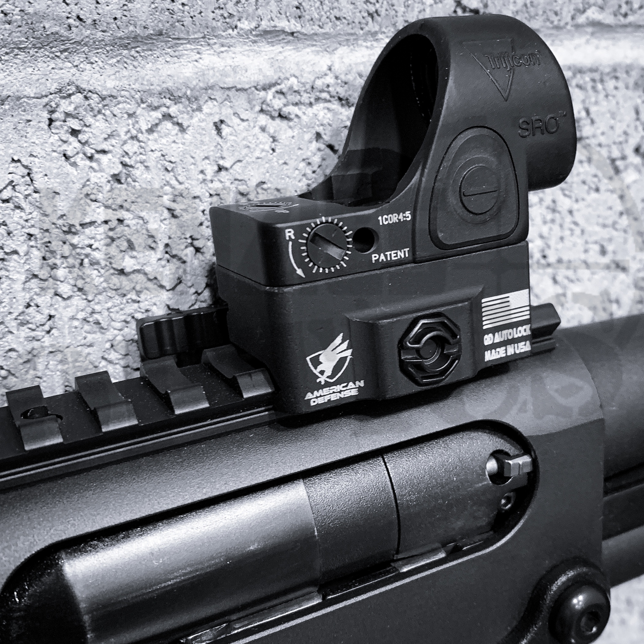 American Defense Trijicon RMR Light Weight QD Mount | Kenzies Optics