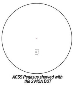 Primary Arms SLx 3X Micro Magnifier w/ ACSS Pegasus Ranging Reticle