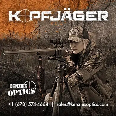 Black on Ammo & Kenzie's Optics Fleece Lined Slate Camo Hoodie | Kenzie's Optics
